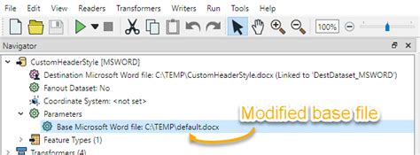 How To Create A Microsoft Word Base File To Use With The Mswordstyler Transformer Fme Support