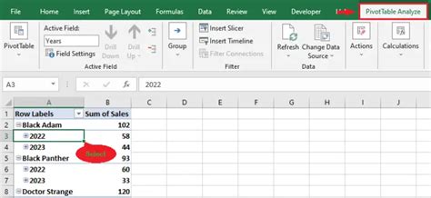 Grouping Excel Pivot Table Group And Ungroup