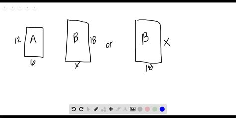 solved using structure rectangle a is similar to rectangle b rectangle