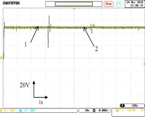Curve Of The DC Bus Voltage Reference Measured Voltage Download Scientific Diagram