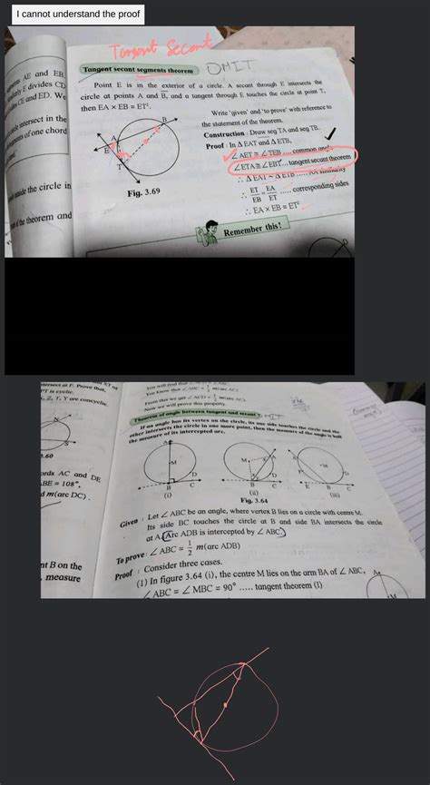 Tangent Secant Segments Theorem Square Hi Square Point E Is In The Exte