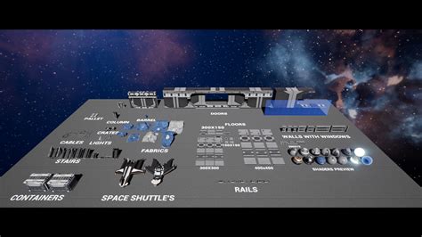 Artstation Ue4 Modular Sci Fi Environment Kit Bash Spaceship Hangars