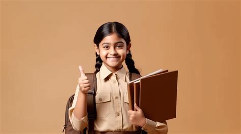 Premium Photo Indian School Girl Female Student Indian College Girl