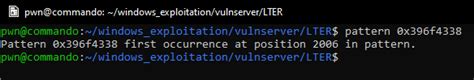 Exploiting Vulnserverexe — Lter Command With Restricted Characters
