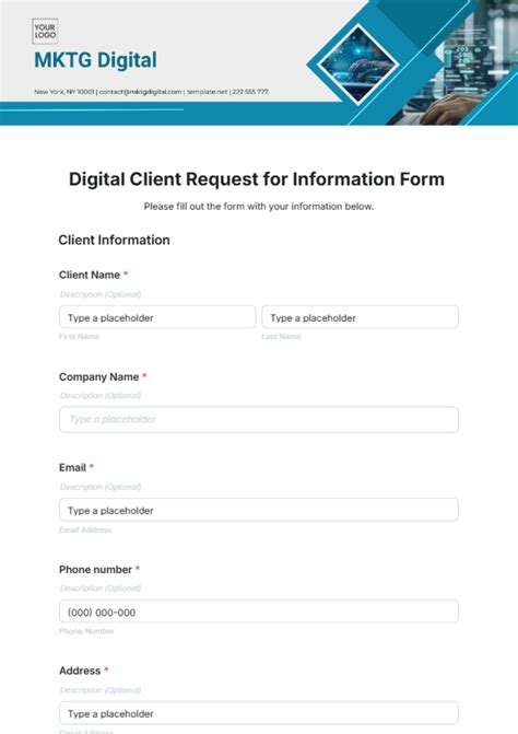 Free Request For Information Form Templates To Edit Online Free Request For Information Form Templates To Edit Online