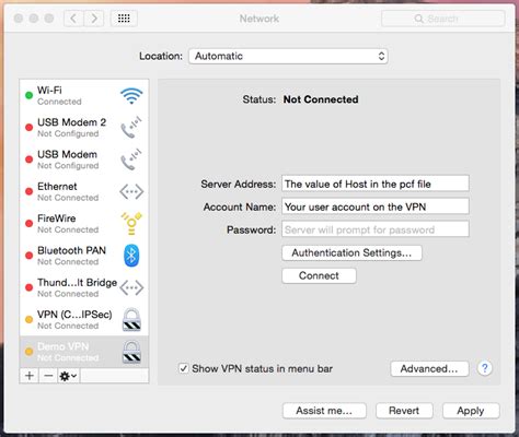 Connecting To A Cisco IPSec VPN On Mac OSX With A PCF File Brandon Clapp