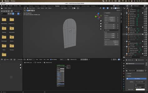 Shading Model Turns Dark After Adding Normal Map Baked Model Rblenderhelp
