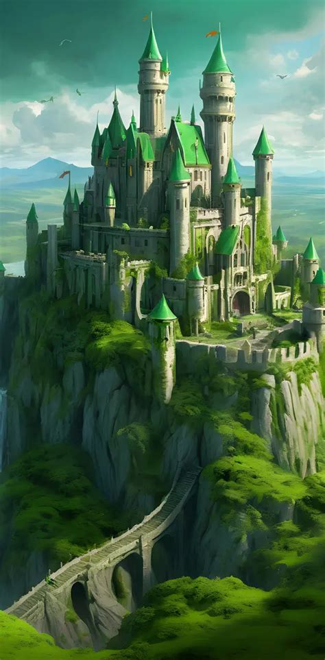 Green Castle wallpaper by Elias2319 - Download on ZEDGE™ | 8ff0