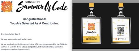 Suhani Gaur On Linkedin Girlscriptsummerofcode Opportunity Coding Tech Collaboration