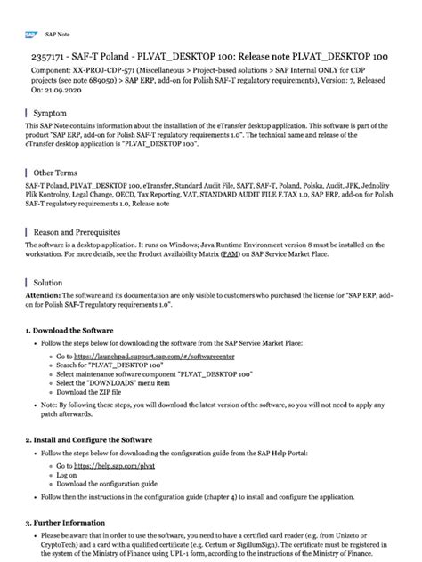 Sap Note 2357171 Pdf