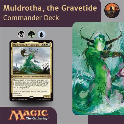 Muldrotha The Gravetide Custom Commander Deck Collectors Cove