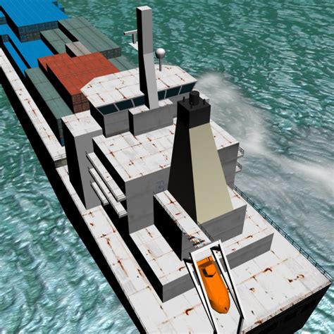 낮은 폴리 컨테이너 선박 3d 모델 39 Unknown 3ds Fbx Obj Max Free3d