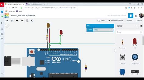 Arduino Blink Two Led Alternate Youtube