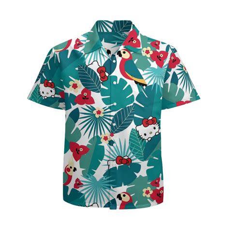 Hello Kitty Plus Size Hawaiian Shirt Comfortable Shirt