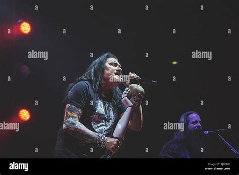 James Labrie Performs On Stage With His Band Dream Theater At Palazzo