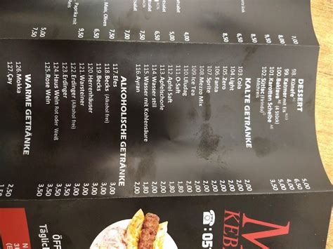 Menu At Master Kebap Haus Restaurant Hanover