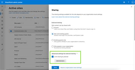 How To Manage Sharepoint External Sharing Settings In Microsoft 365
