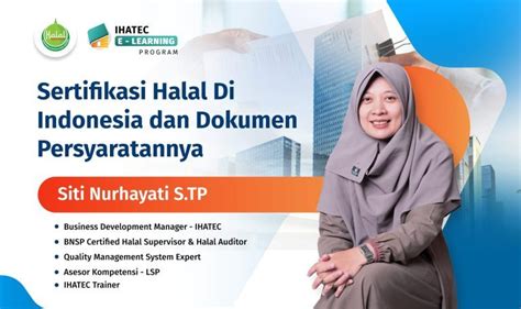 Sertifikat Halal Online IHATEC E Learning Program
