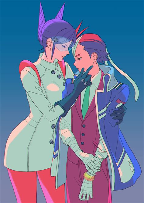 Safebooru 1boy 1girl Ace Attorney Antenna Hair Apollo Justice Aura