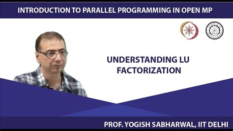 Understanding Lu Factorization Youtube