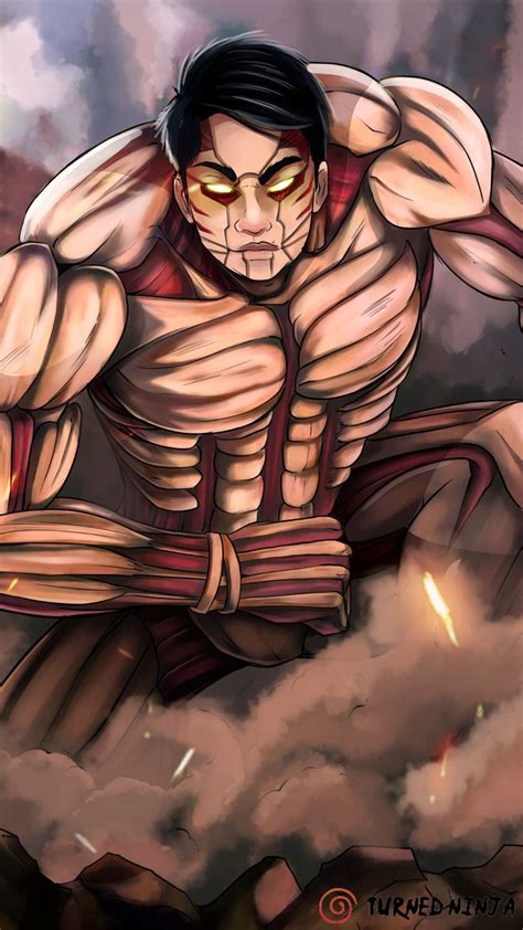 Custom Drawing The Toughest Titan Armored Titan From Attack On Titan