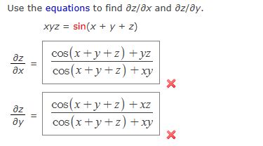 Solved Use The Equations To Find Z X And Z Y Chegg Com