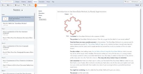 Snowflake Method Template 10 Steps From Summary To Book