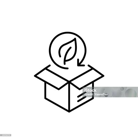 포장을 열고 재활용 화살표로 잎을 엽니 다 친환경 포장의 지속 가능한 수명 주기 픽셀 완벽한 벡터 아이콘 0명에 대한 스톡 벡터 아트 및 기타 이미지 Istock