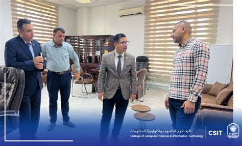 dean s visit to the computer science department college of computer