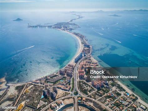 건물 별장 및 지중해와 3 월 Menor 카르타헤나 코스타 블랑 카 스페인 14 사이 라 만화의 자연 침에 해변의 공중 사진 0