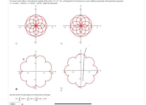 Solved If A Circle C With Radius 1 Rolls Along The Outside