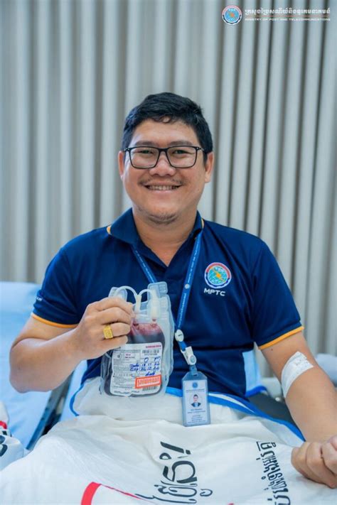 ឯកឧត្តម រដ្ឋមន្ត្រី ជា វ៉ាន់ដេត ៖ ការផ្តល់ឈាម