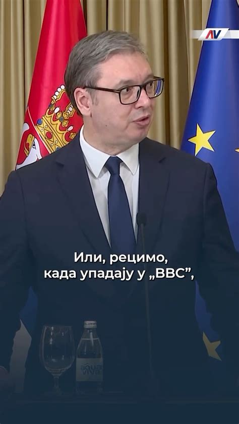 Александар Вучић Бескрајно сам поносан на наш народ људи у Србији добро разумеју интересе