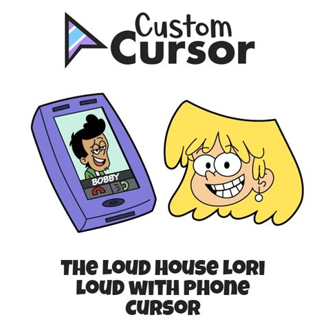 The Loud House Lori Loud With Phone Curseur Custom Cursor