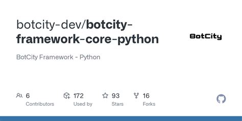 Github Botcity Devbotcity Framework Core Python Botcity Framework Python