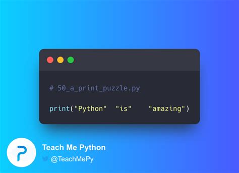 teach me python