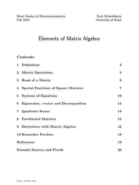 Elementary Matrices Pdf Eigenvalues And Eigenvectors Matrix