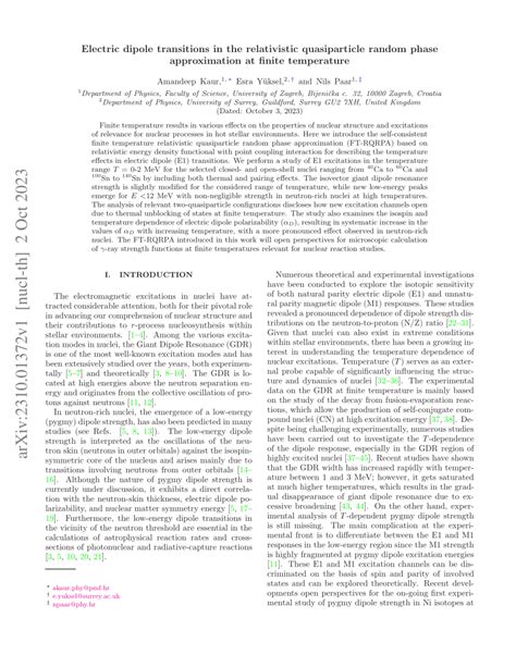 Pdf Electric Dipole Transitions In The Relativistic Quasiparticle Random Phase Approximation