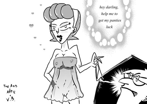 Rule 34 Arp Disney Female Human Lawrence Fletcher Linda Flynn Fletcher Male Monochrome Nipples