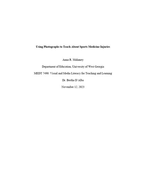 Medt 7490 Assignment 7 Rhnea Mahaney Pdf Literacy Image