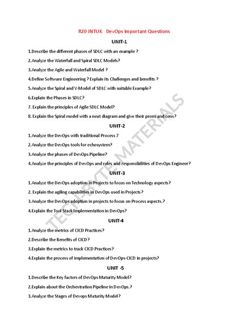 Dev Ops Devops R20 Jntuk Devops Important Questions Unit 1 1 The