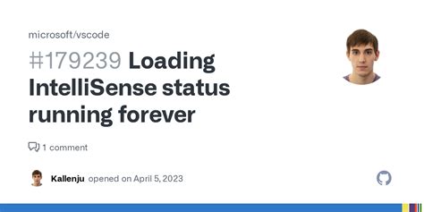 Loading Intellisense Status Running Forever · Issue 179239 · Microsoft