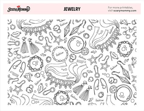 Youre A Gem 10 Free Jewelry Coloring Pages Worth The Price Of Gold