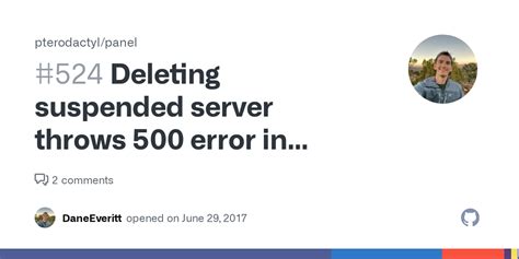 Deleting Suspended Server Throws 500 Error In Daemon · Issue 524