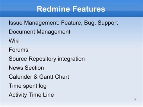 Software Project Management Using Redmine PPT
