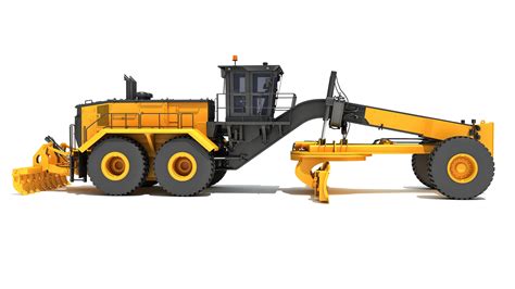 Motor Grader 3d Model By 3d Horse