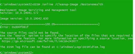 DISM RestoreHealth Failure Solved Windows Forums