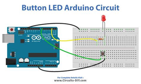 Button With Led Arduino Tutorial