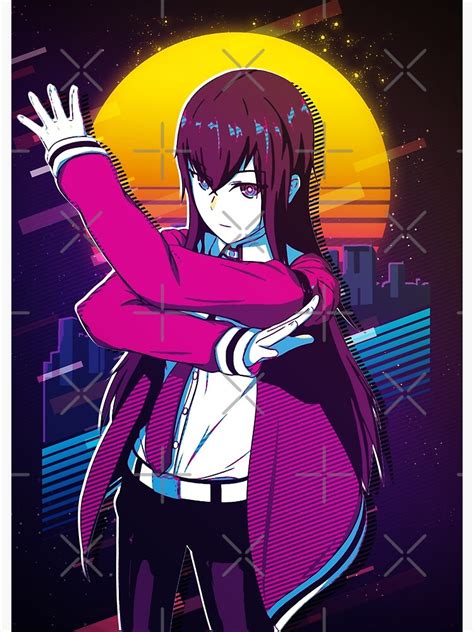 Steinsgate Kurisu Poster For Sale By 80sretroart Redbubble