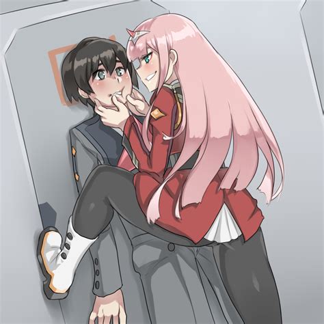 Zero Two And Hiro Darling In The Franxx Drawn By Maji Pan Danbooru